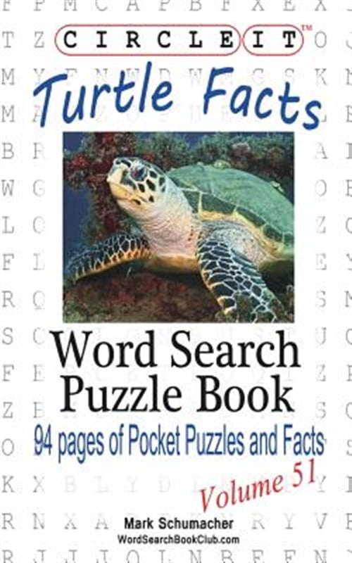 Pre-Owned Circle It, Turtle Facts, Word Search, Puzzle Book - Walmart.com