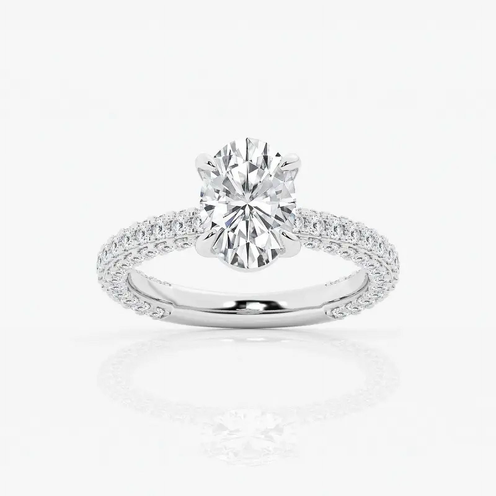 Circle Jewel Elegant 1.6 Ct Oval Cut Simulated Diamond Ring for Women ...