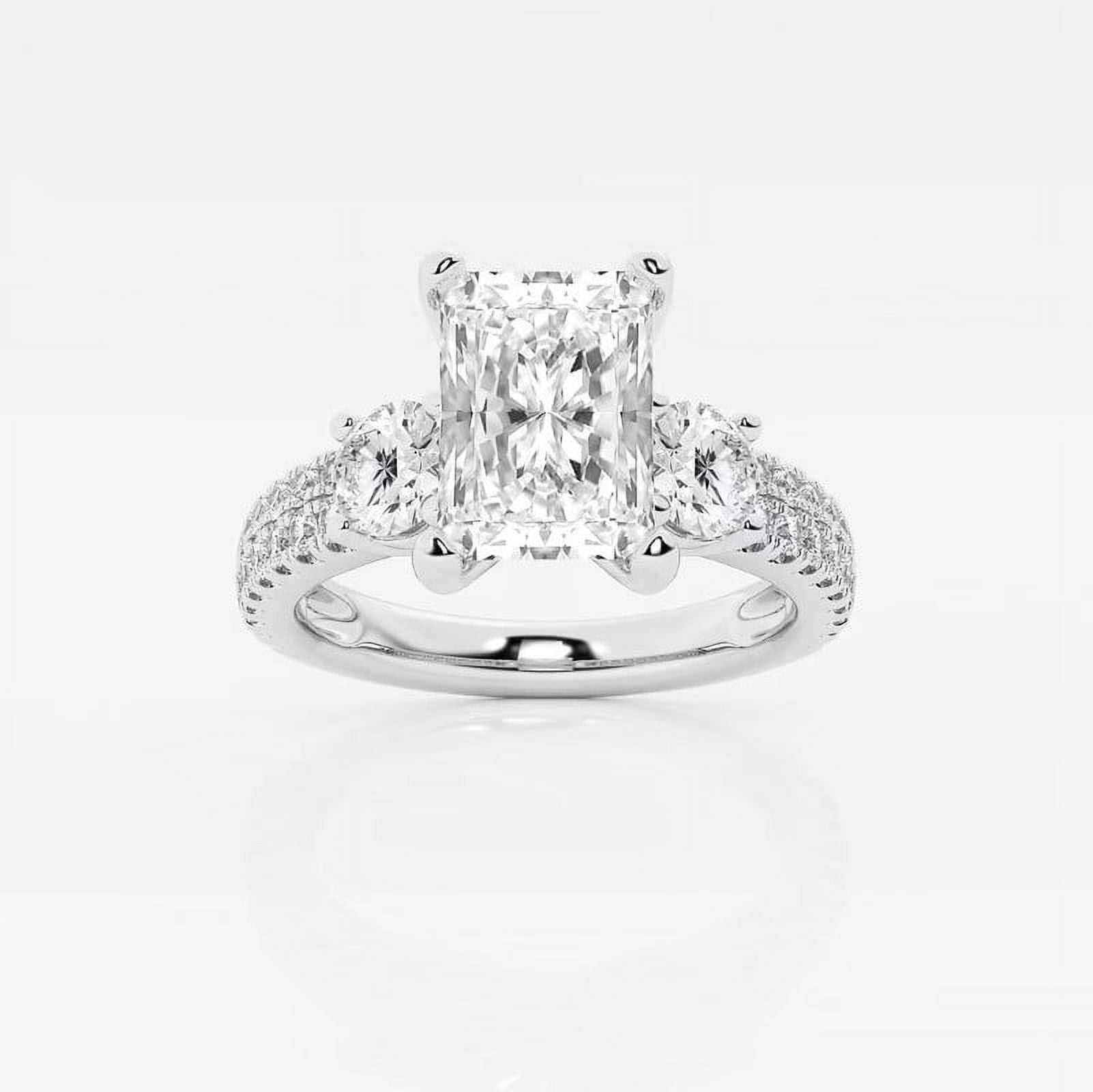 Circle Jewel Radiant Cut 2 Ct Diamond Gift Ring - Anniversary Stacking ...