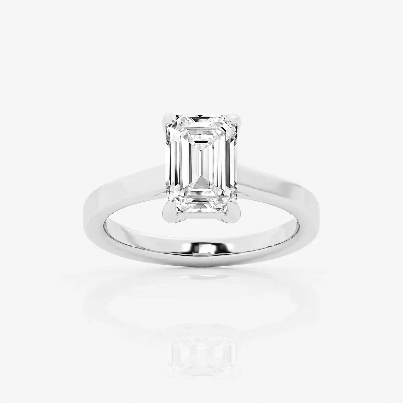 Circle Jewelry 14K White Gold Plated Wedding Anniversary Ring - 2 Ct ...