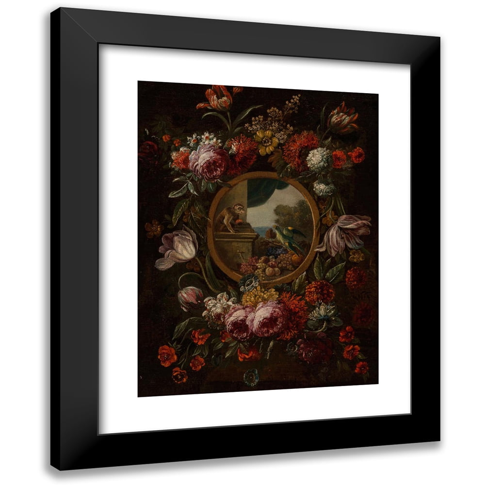 Circle of Karel van Vogelaer 19x24 Black Modern Framed Museum Art Print ...