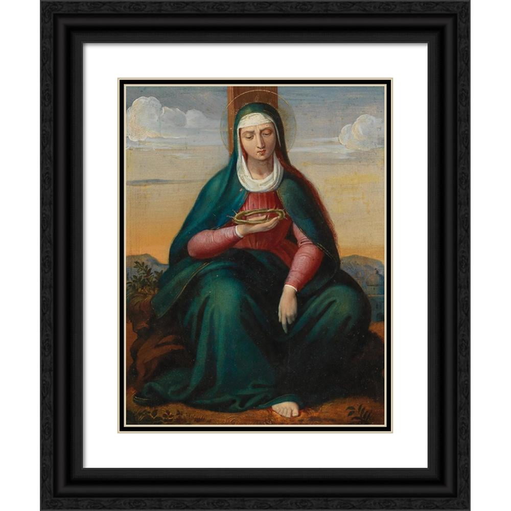 Circle of Leopold Kupelwieser 12x14 Black Ornate Wood Framed Double ...