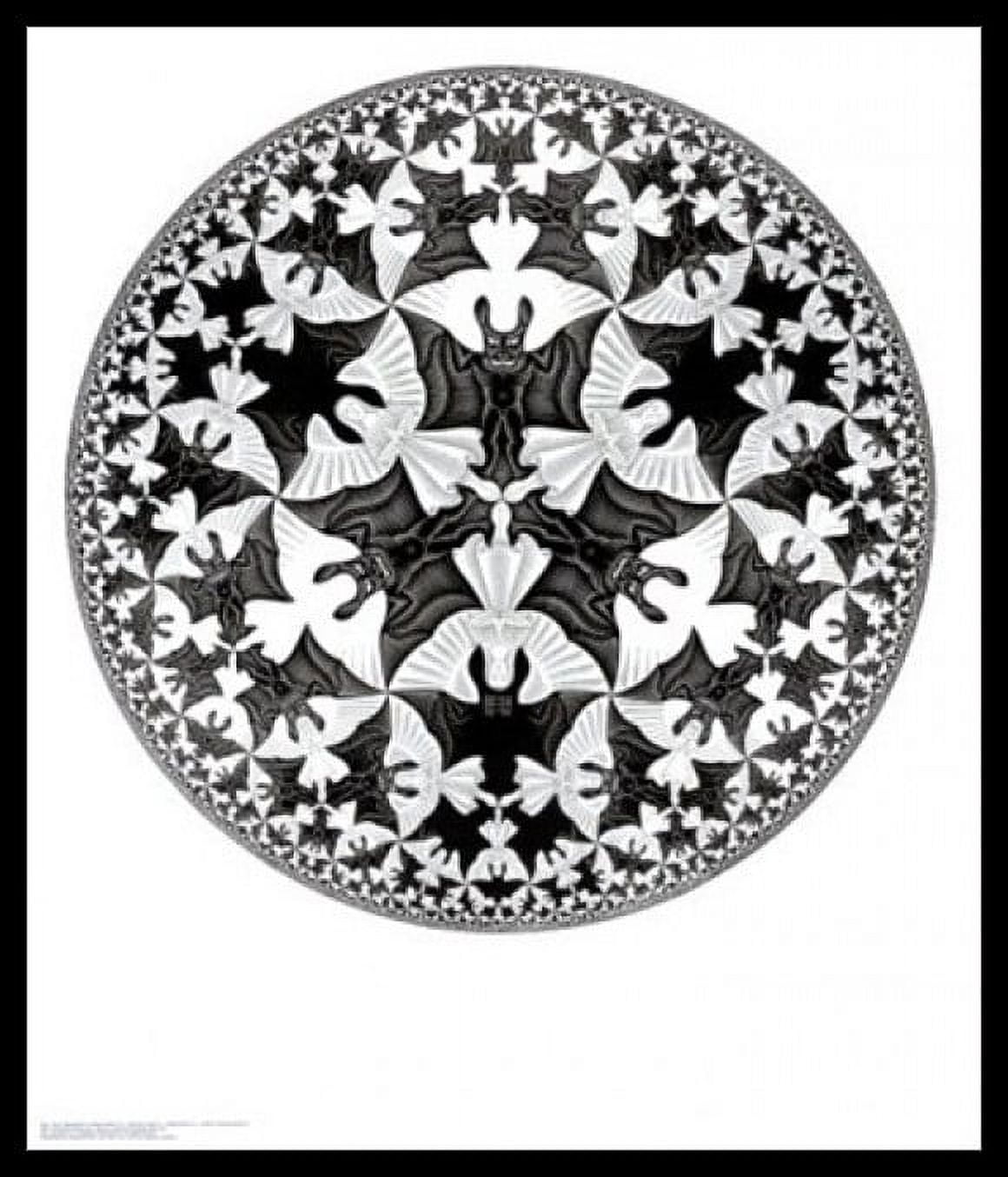 Circle Limit IV - M.C. Escher Laminated & Framed Poster (22 x 26 ...