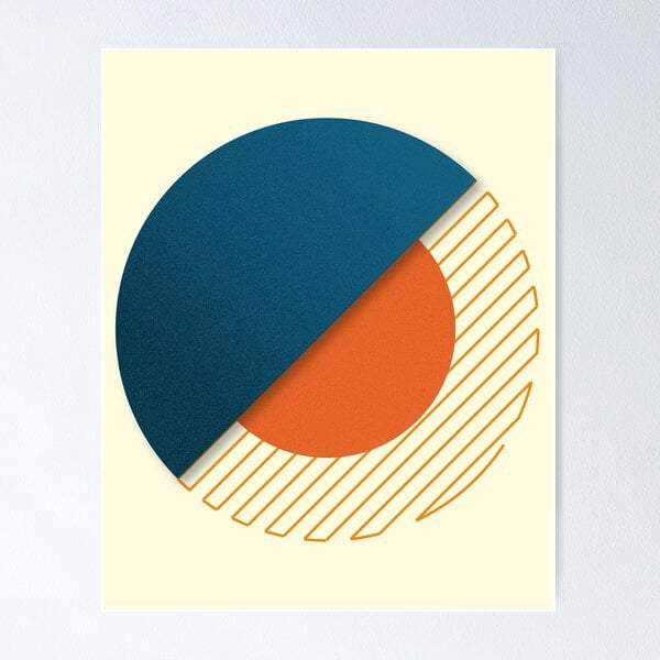 Circle Line Art, Minimalist Art, Simple Art Poster Wall Art, Modern ...