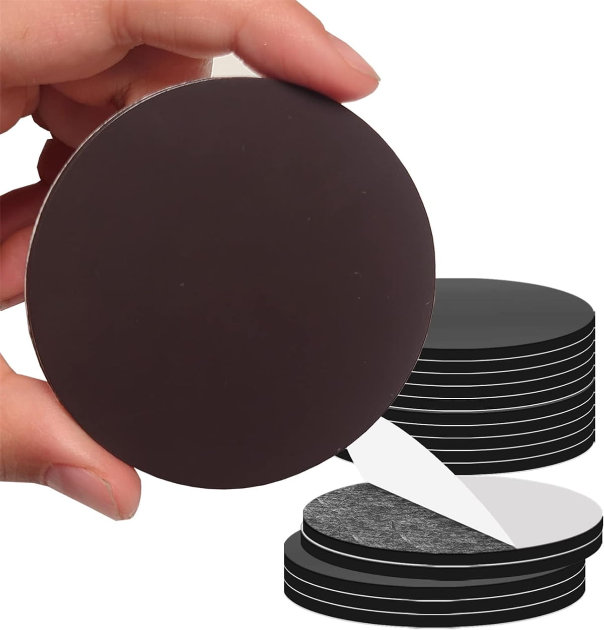 Circle Magnet Dots 50 Pcs,Self Adhesive Magnetic Dot,Easy to Stick ...