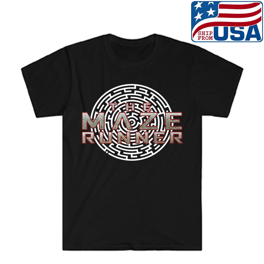 Circle Maze Labyrinth Maze Runner Men's Black T-shirt Size S to 5XL ...