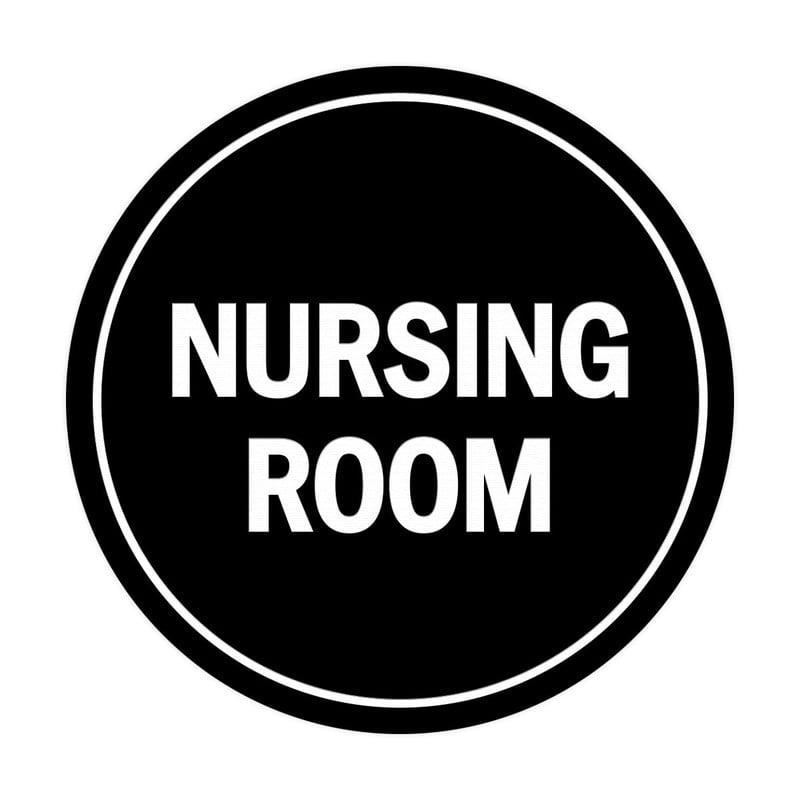 Circle Nursing Room Sign 12 Inch Rust Free Aluminum,Uv Ink Printing ...
