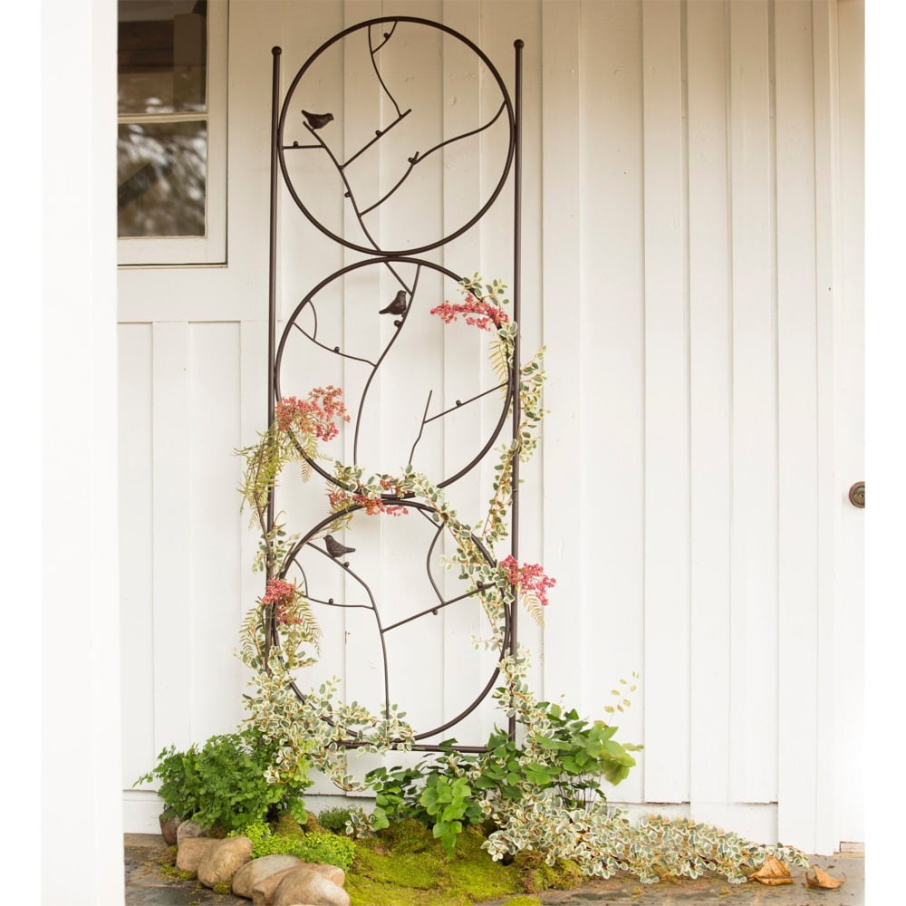 Circle Of Birds Trio Garden Trellis - Walmart.com