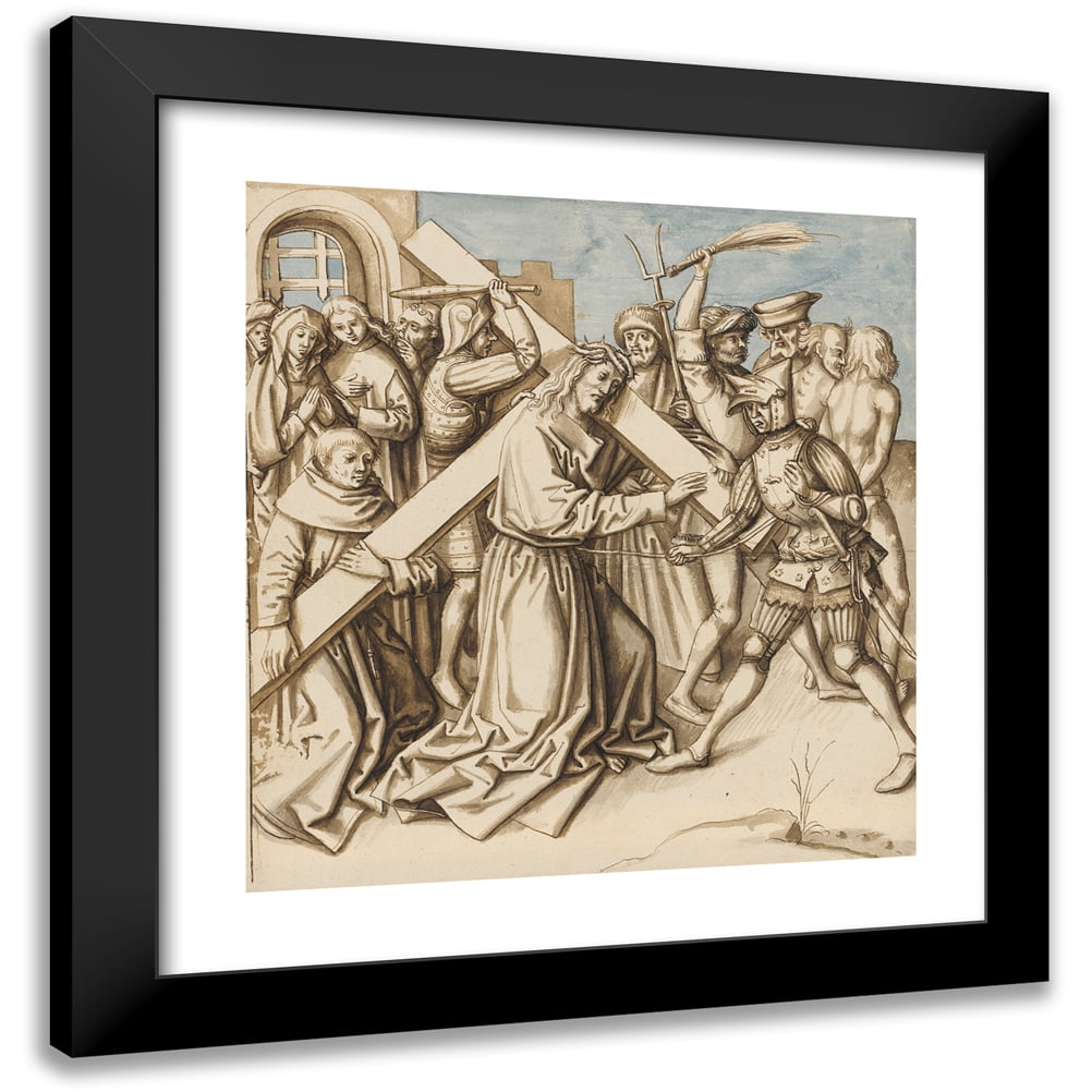 Circle Of Hans Holbein The Elder 12x13 Black Modern Framed Museum Art ...