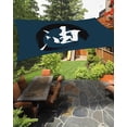 Circle Oil Word Sun Shade Sail 14'X18' Japanese Circle Oil Word Blue ...