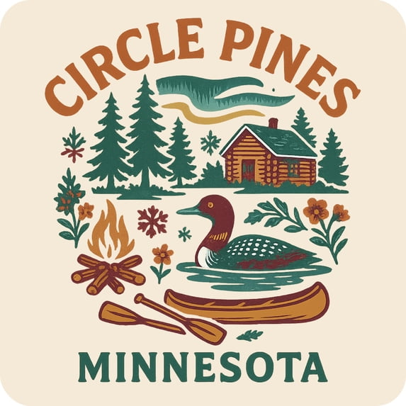Circle Pines Minnesota Keepsakes Souvenir Vinyl Sticker – Destination ...