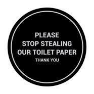 Square Cough & Sneeze Into A Tissue And Safely Dispose Sign (White ...