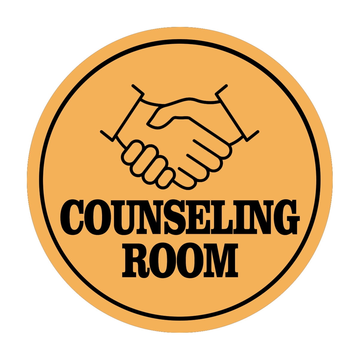Circle Plus Counseling Room Wall or Door Sign | Easy Installation ...
