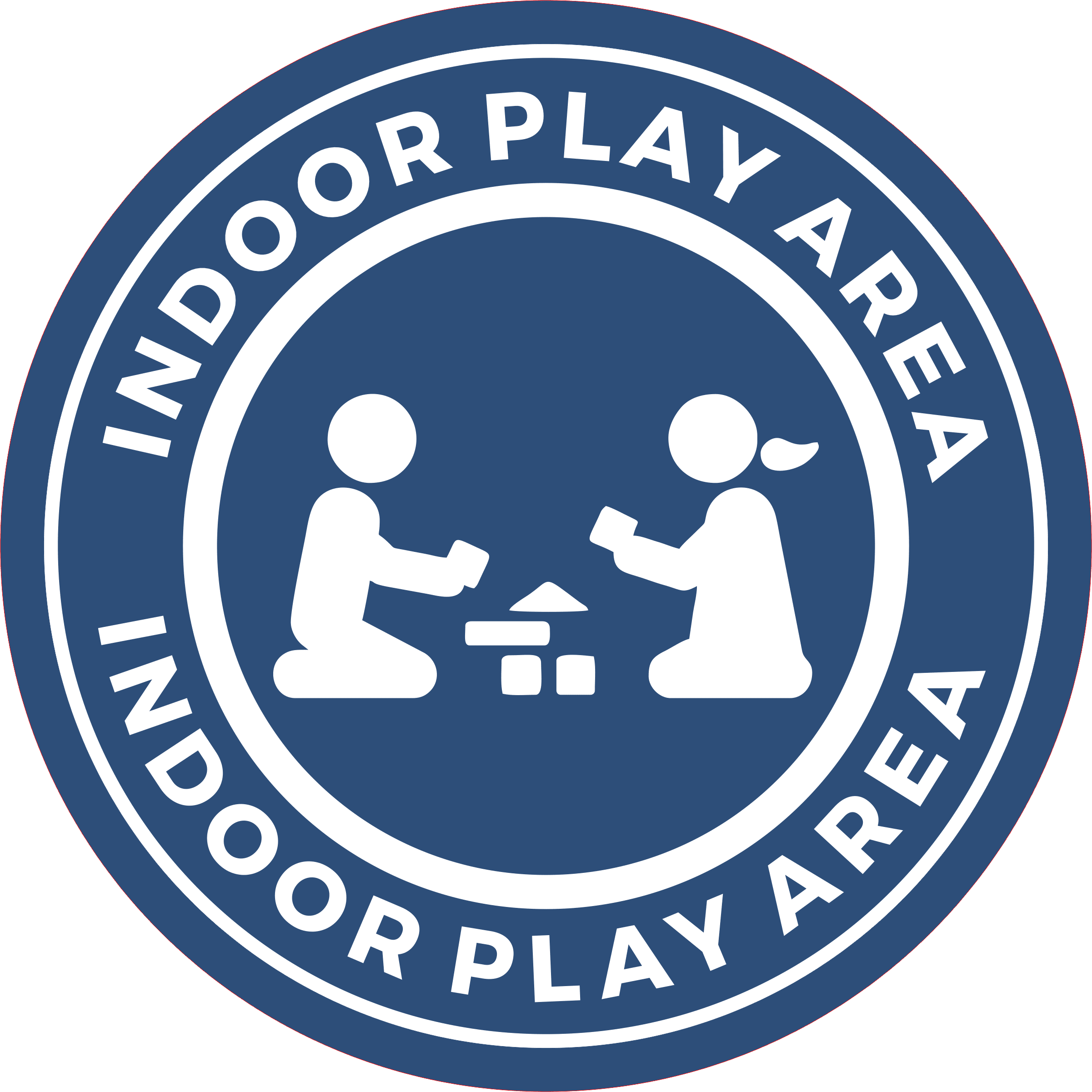 Circle Plus Indoor Play Area Wall or Door Sign | Safety Signs For ...