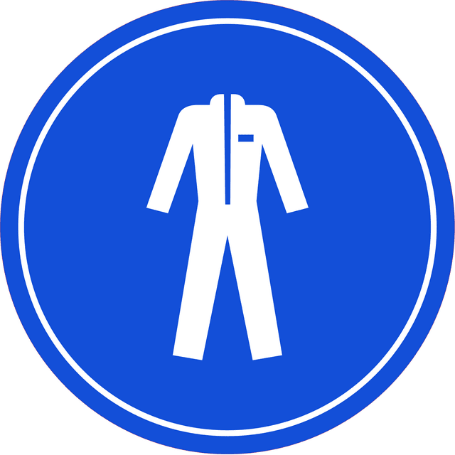 Circle Plus Overalls Required Wall or Door Sign | Easy Installation ...