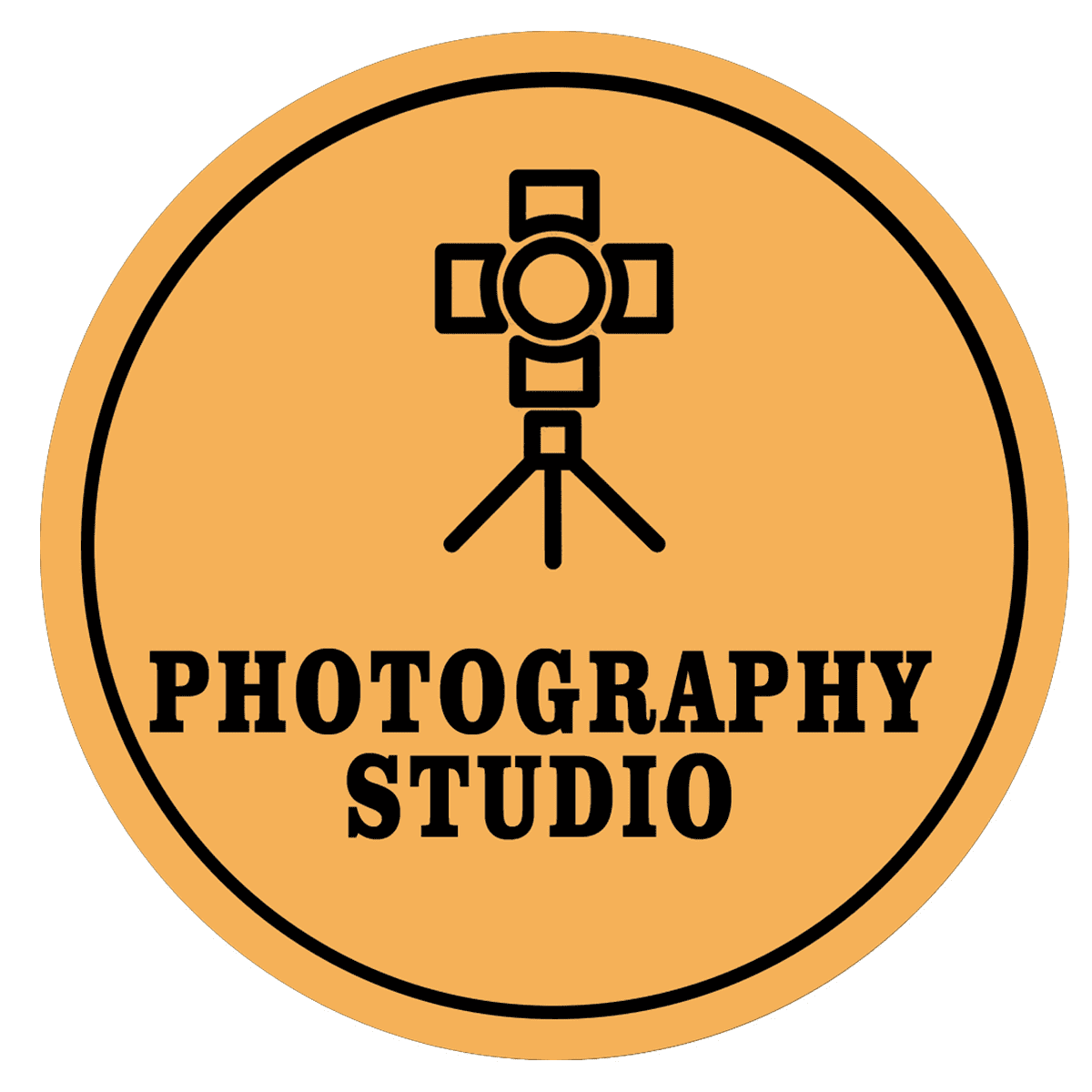 Circle Plus Photography Studio Wall or Door Sign | Easy Installation ...