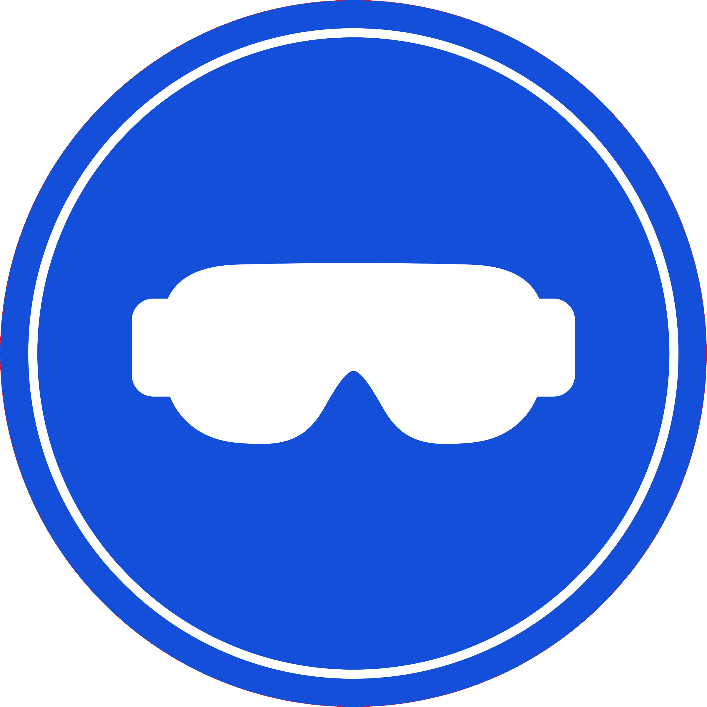 Circle Plus Safety Glasses Wall or Door Sign | Easy Installation ...