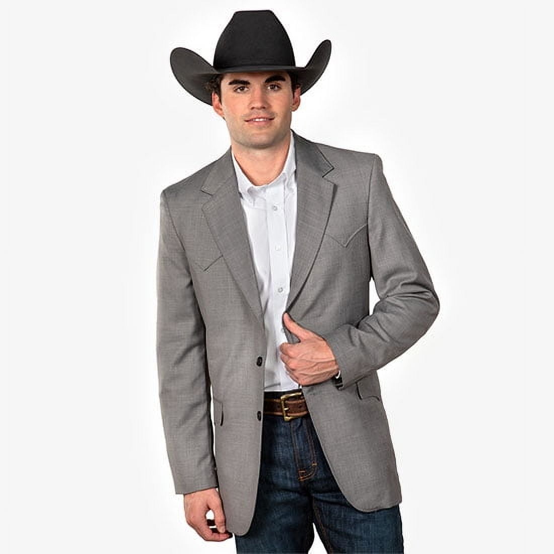 Circle S Jacket Mens Lubbock Pointed Yokes Long Sleeve CC4515 - Walmart.com