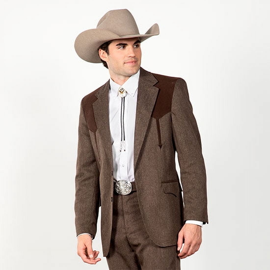 Circle S Men's Boise Western Suit Coat Big And Tall Chestnut 54 TAL US ...