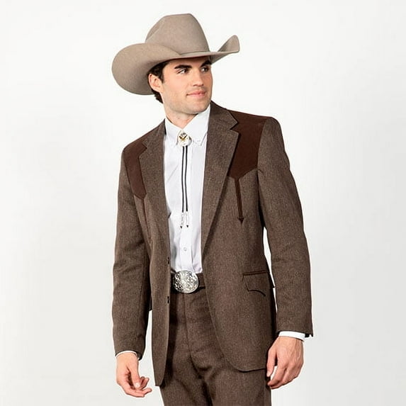 Circle S Men's Boise Western Suit Coat Short, Reg, Tall Chestnut 40 REG ...