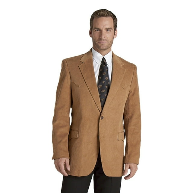 Circle S Men's Corduroy Sportcoat Short, Reg, Tall Camel 48 T US ...