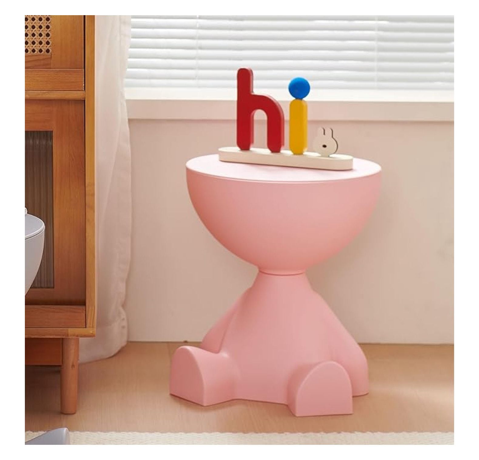 Circle Side Table, Round Modern End Table, Waterproof & Durable, Small ...