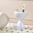 Circle Side Table, Round Modern End Table, Waterproof & Durable, Small ...