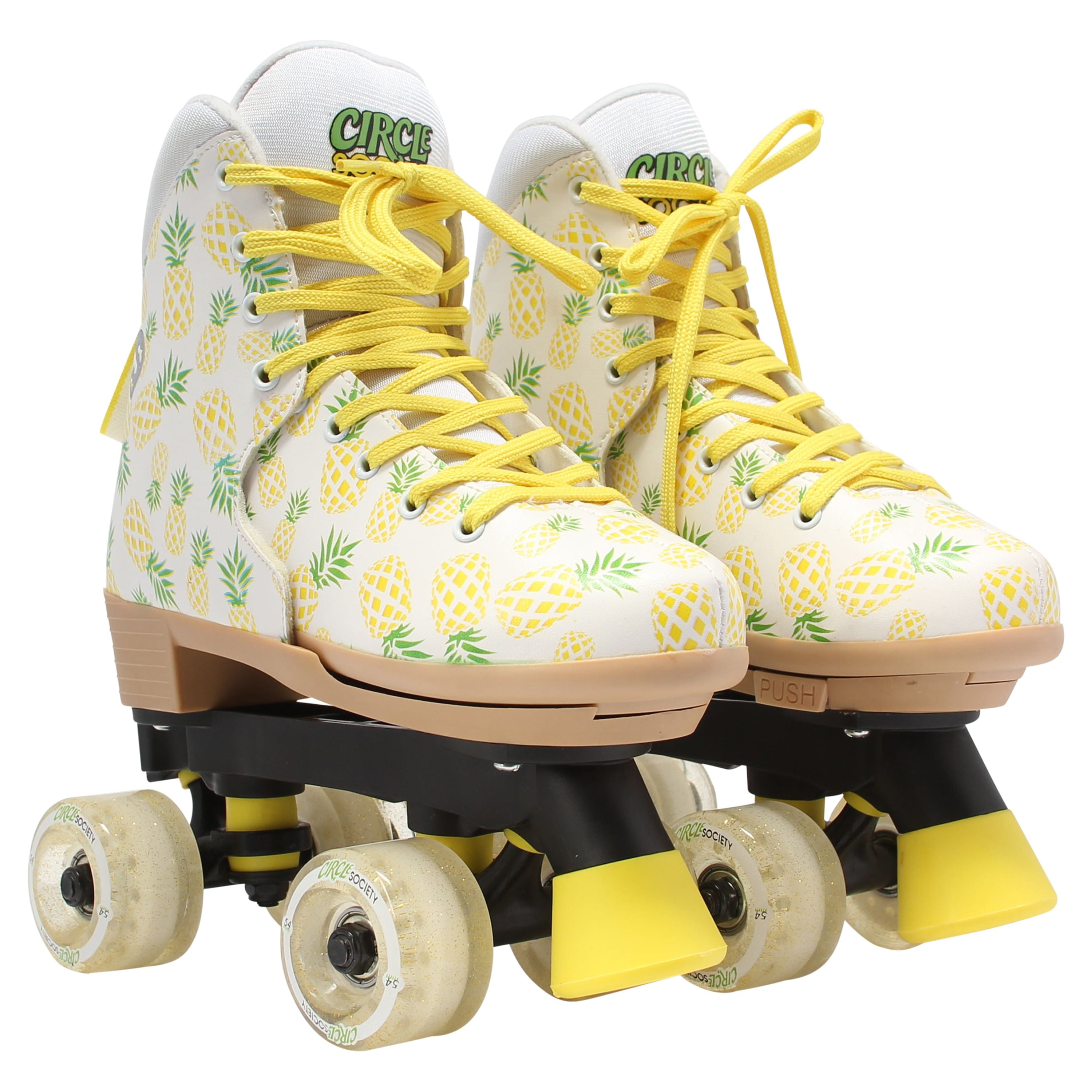 Circle Society Craze Crushed Pineapple Adjustable Roller Skates, Sizes ...