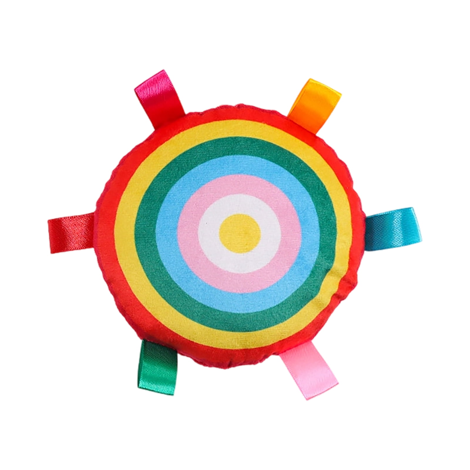 Circle Squeaky Dog Toy, Soft Fabric Sound Toy For Interactive Play And ...