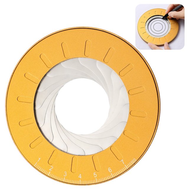 Circle Stencil Maker, Adjustable Rotary Circle Template Measuring ...