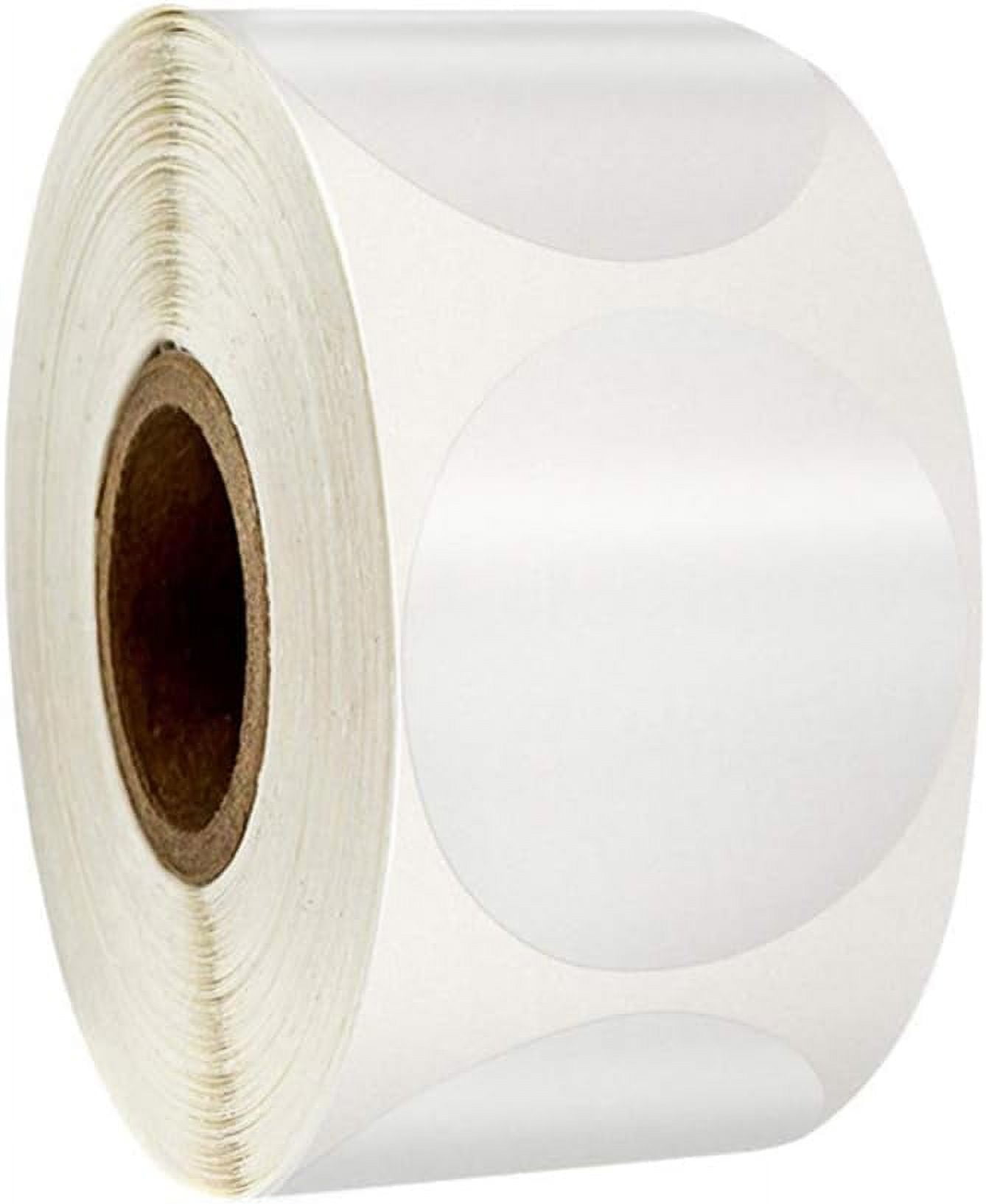 Circle Stickers 500pcs Clear Transparent Round Stickers Envelope Sealer ...