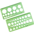 Circle Templates Geometric Drawings Drafting Stencils Measuring Tools ...