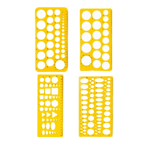 Circle Templates Oval Templates Measuring Rulers Geometric Drawing ...