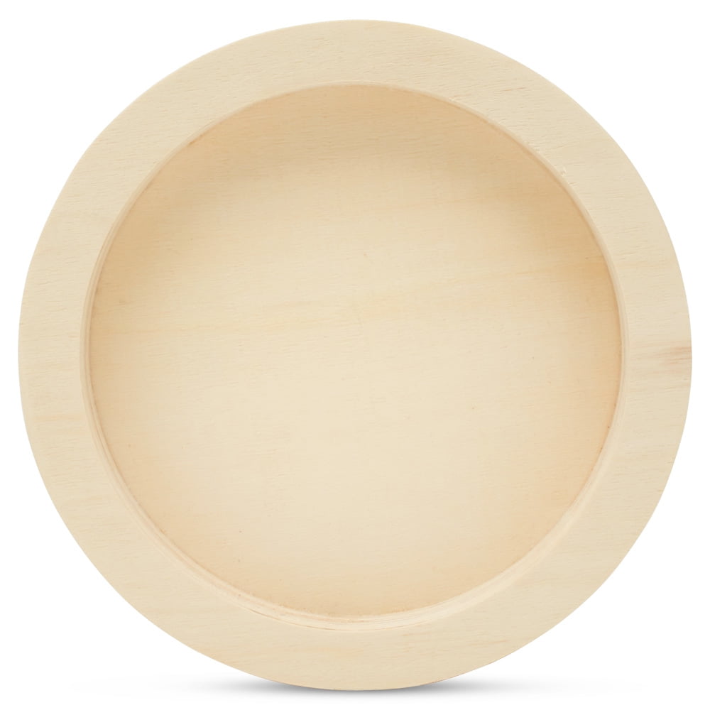 Circle Wood Panel 8-3/16 inch Diameter, Pack of 5 Round Canvas Boards ...