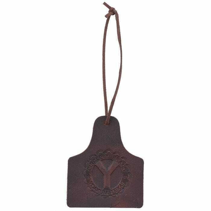 Circle Y Western Air Freshener Leather Scent Cattle Tag Shape - Walmart.com