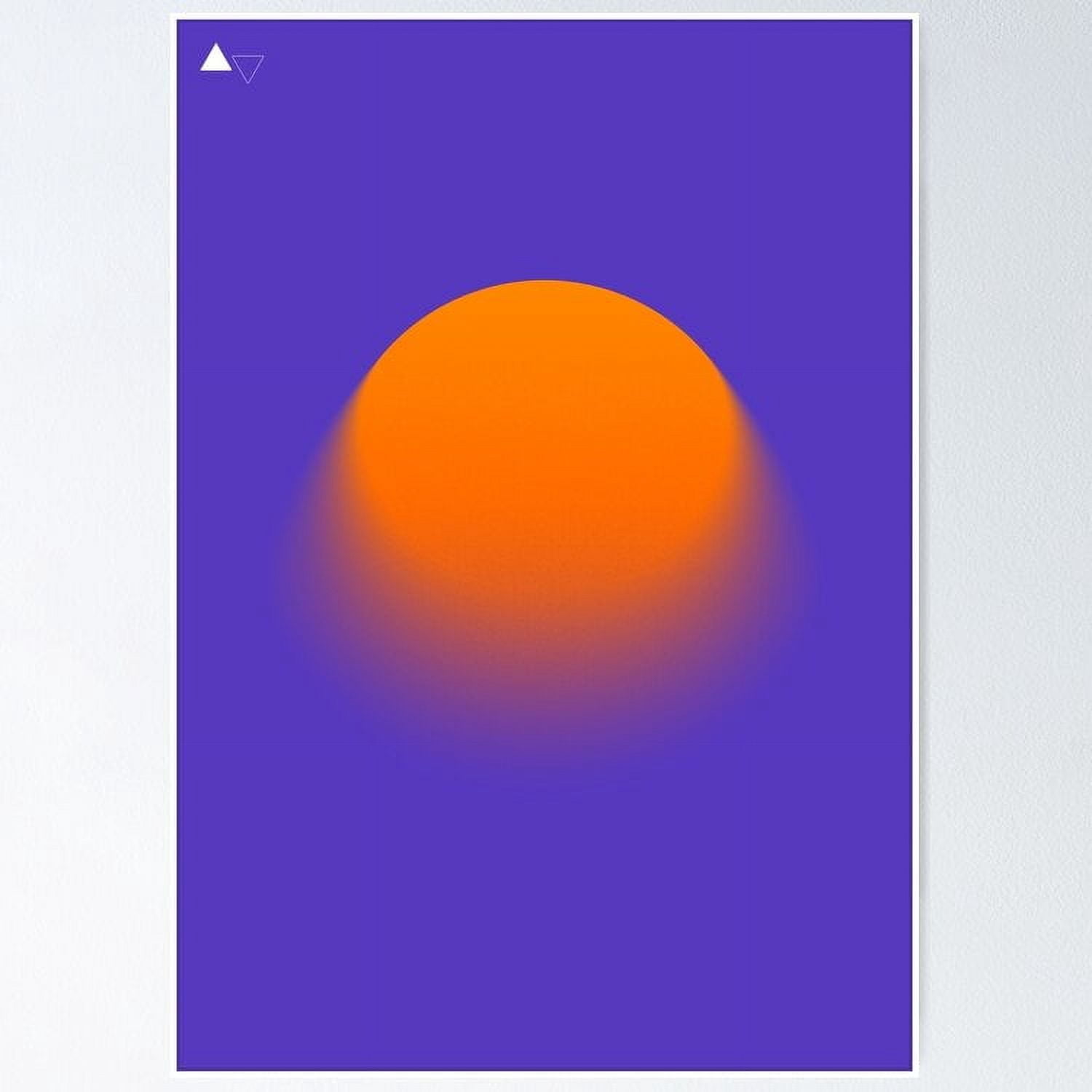 Circle gradient UNFRAMED Poster, 8x12 - Walmart.com