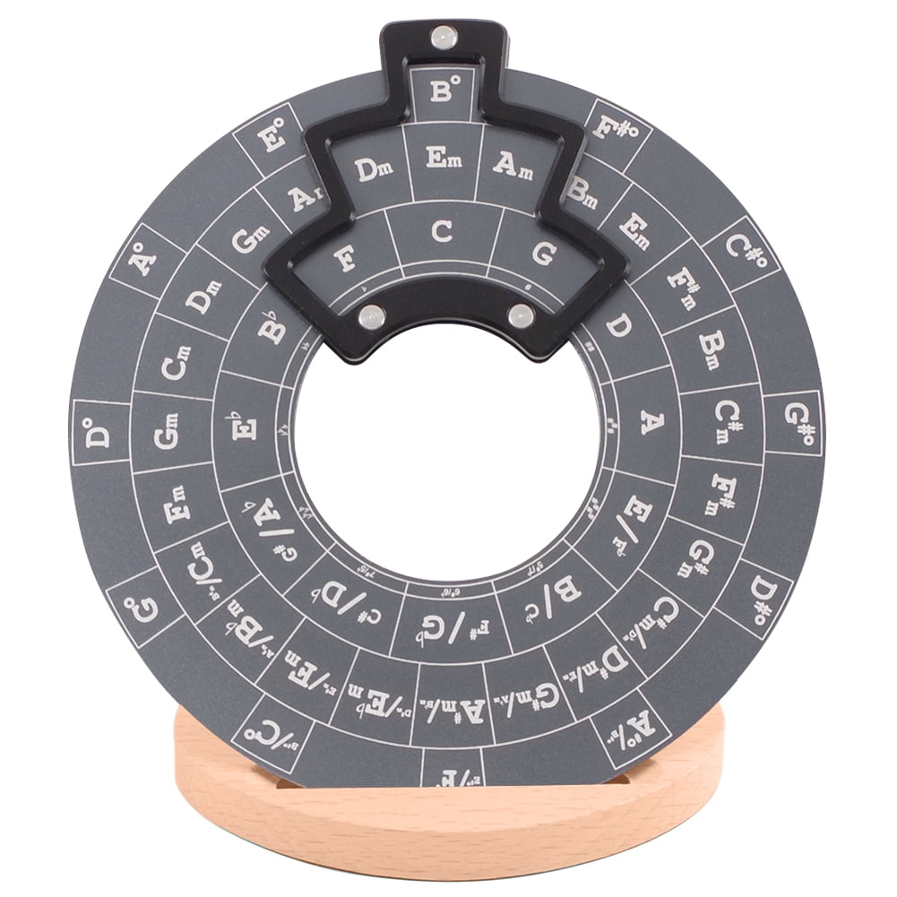 Circle of Fifths Wheel Guitar Chord Wheel Aluminium Alloy Circle Wheel ...