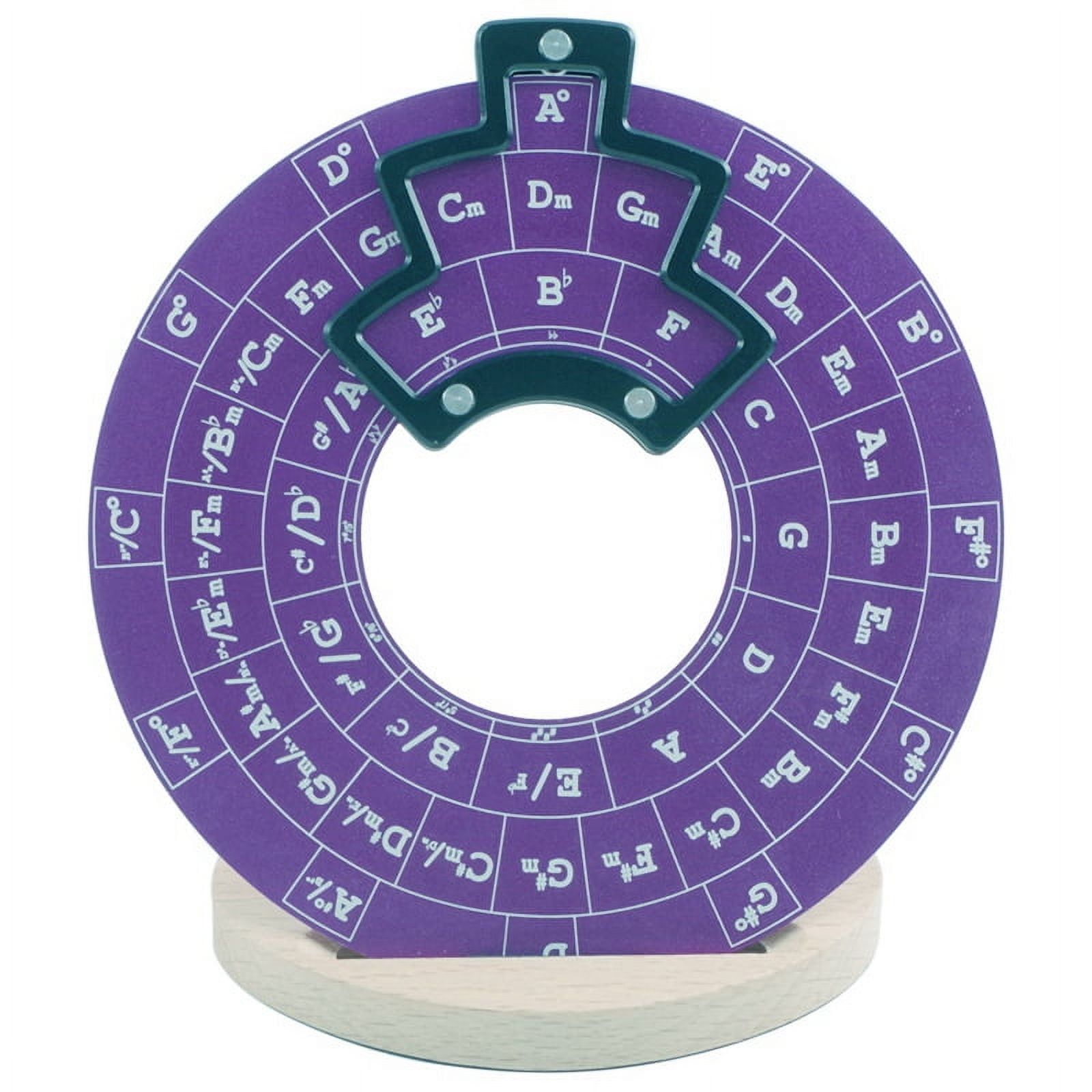 Circle of Fifths Wheel Melody Tool Chord Wheel with base - Walmart.com