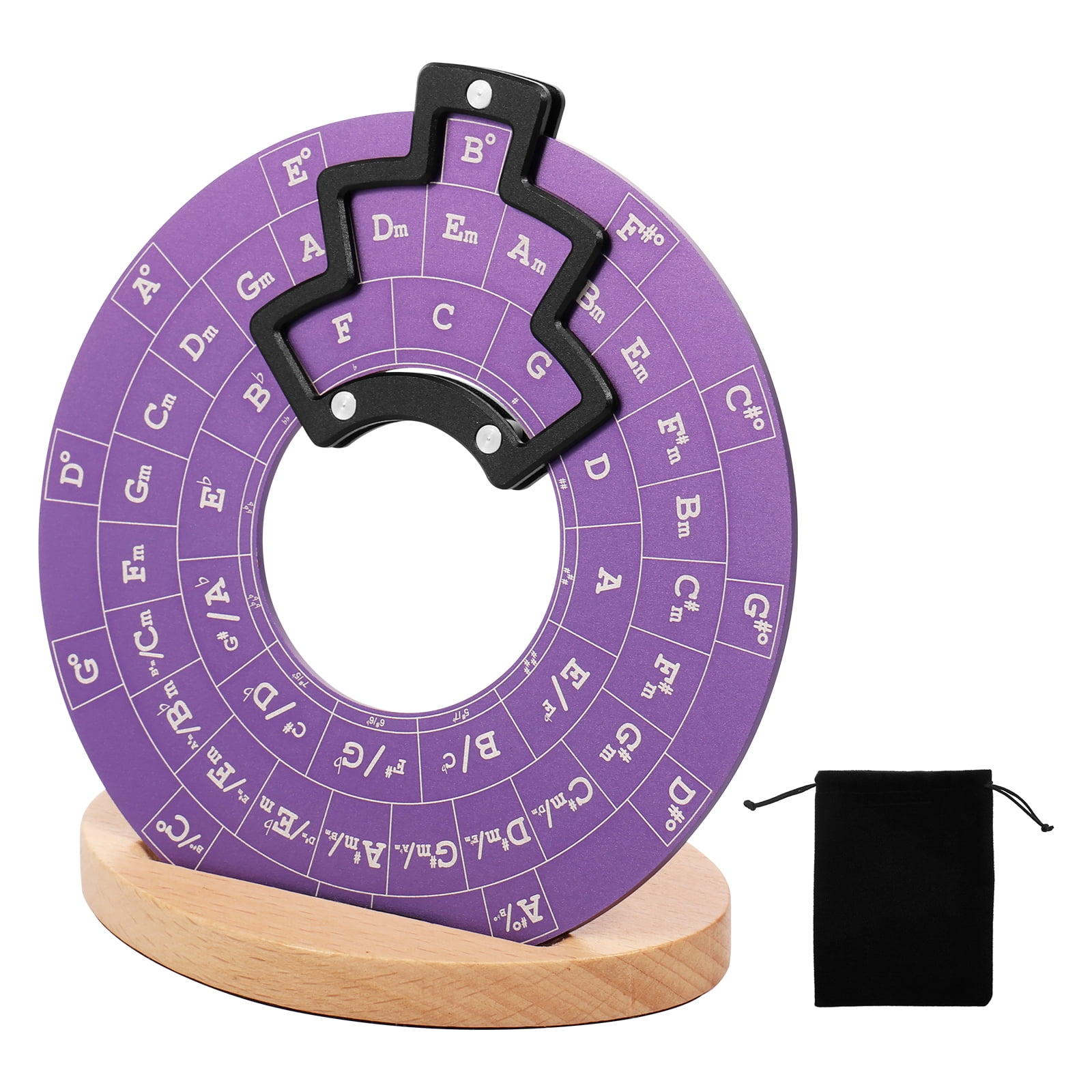 Circle of Fifths Wheel Metal Melody Tool Chord Wheel Portable Guitar ...