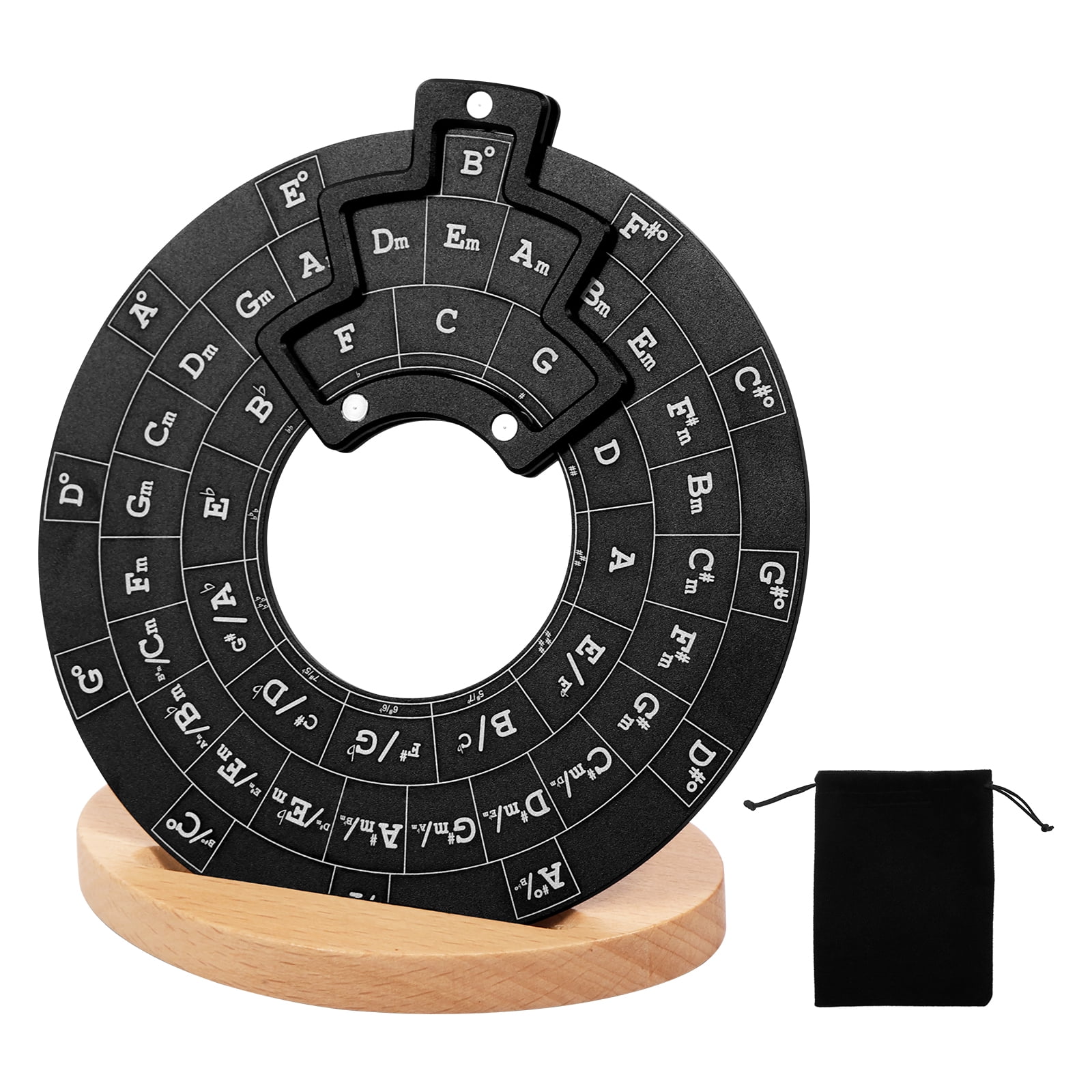 Circle of Fifths Wheel Metal Melody Tool Chord Wheel Portable Guitar ...
