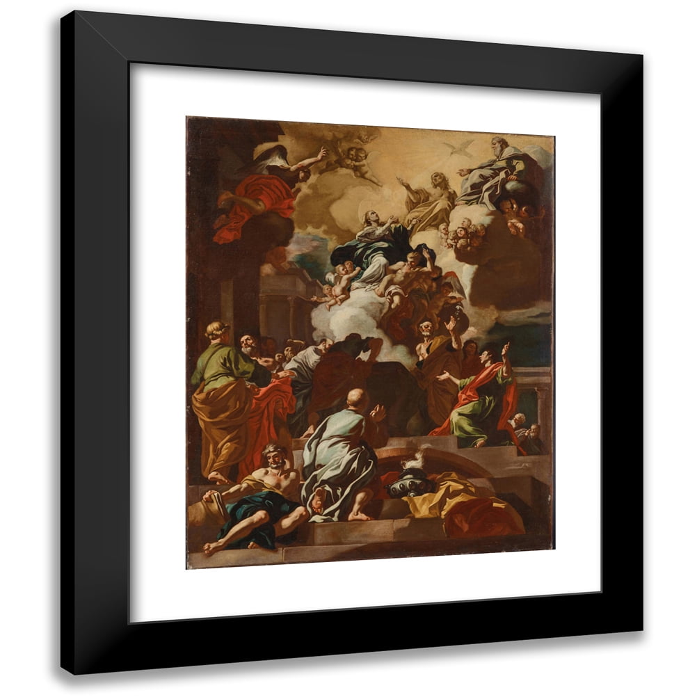 Circle of Francesco Solimena 15x18 Black Modern Framed Museum Art Print ...