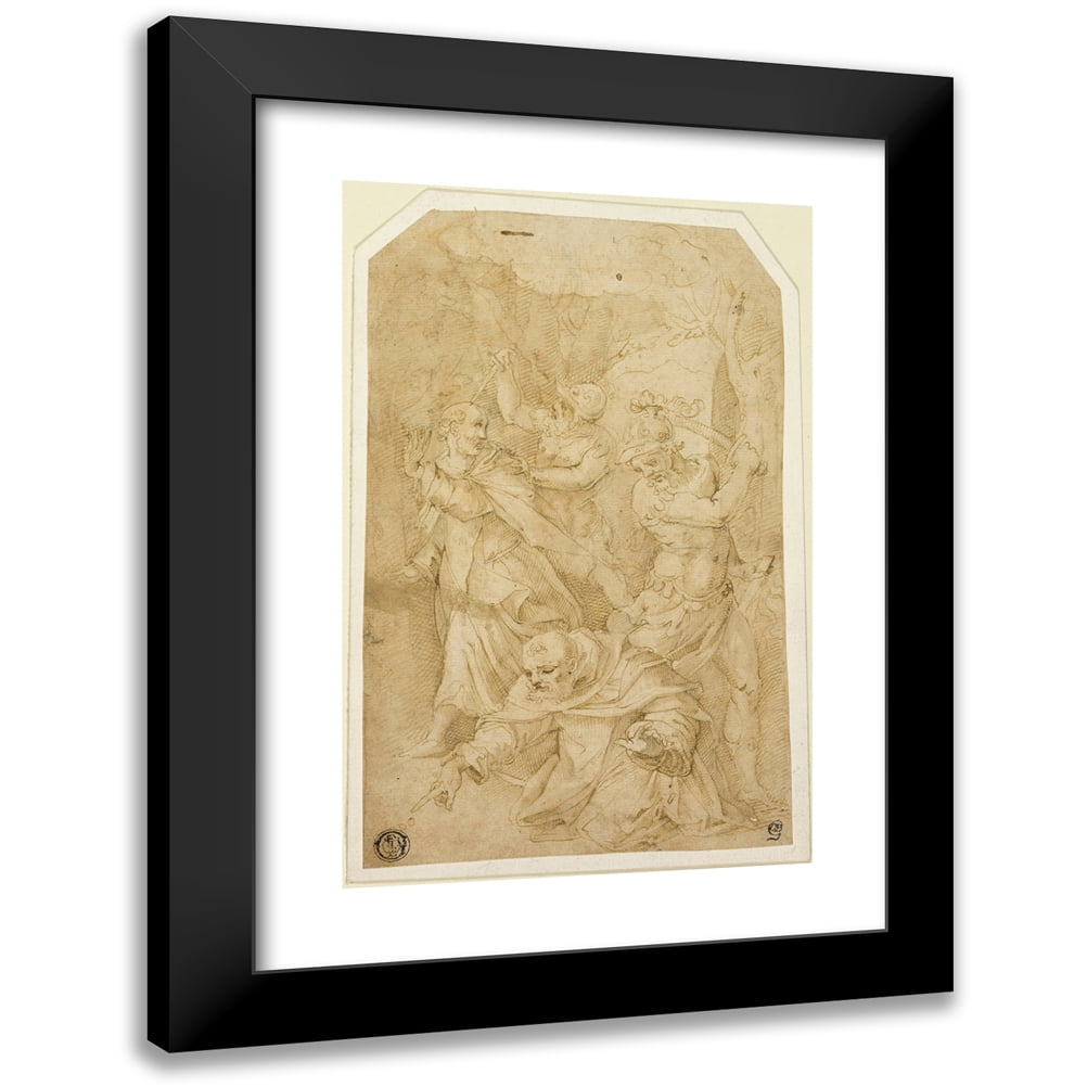 Circle of Giorgio Vasari 11x14 Black Modern Framed Museum Art Print ...
