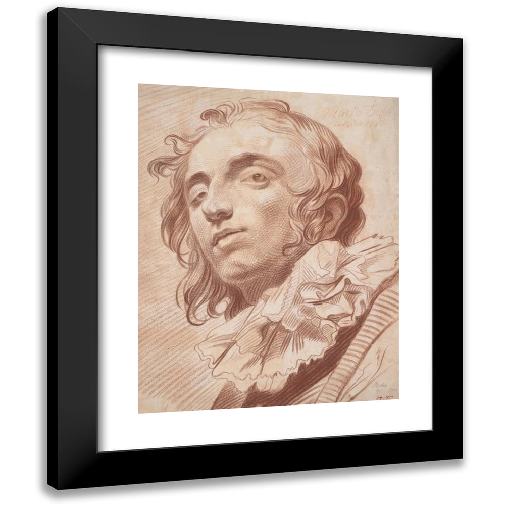 Circle of Jakob Matthias Schmutzer 19x24 Black Modern Framed Museum Art ...