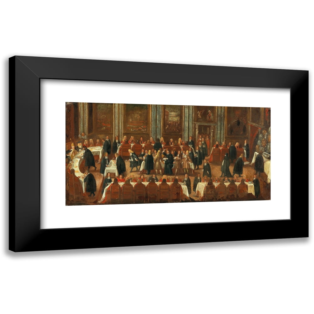 Circle of Joseph Heintz II 24x14 Black Modern Framed Museum Art Print ...