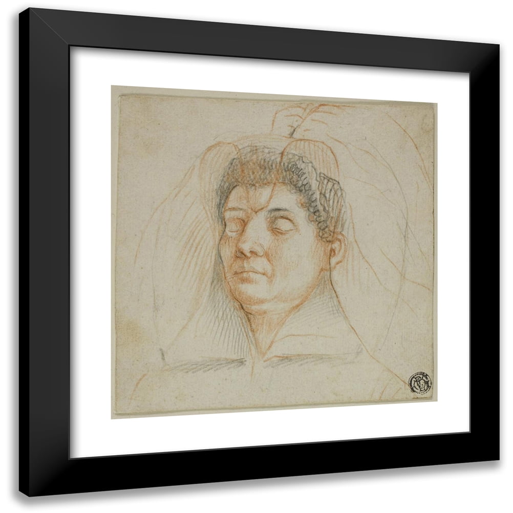 Circle of Lavinia Fontana 20x20 Black Modern Framed Museum Art Print ...