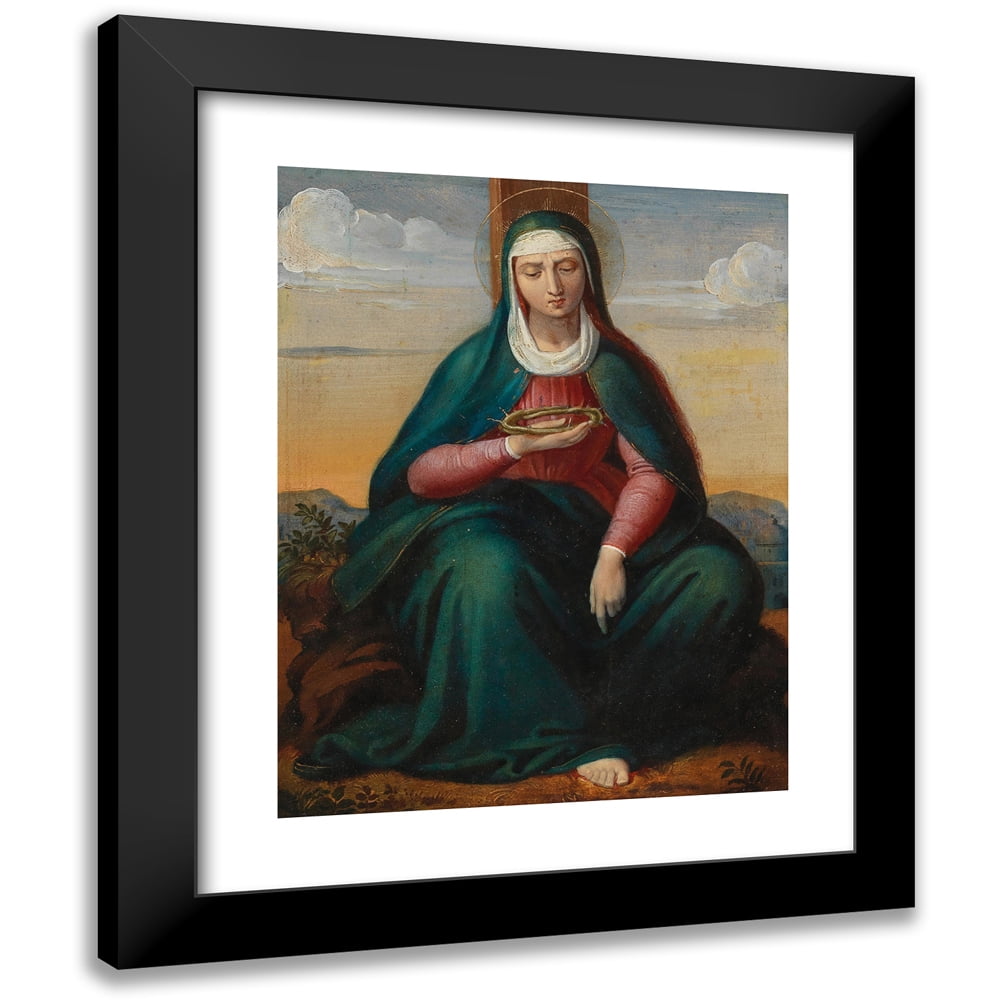 Circle of Leopold Kupelwieser 15x18 Black Modern Framed Museum Art ...