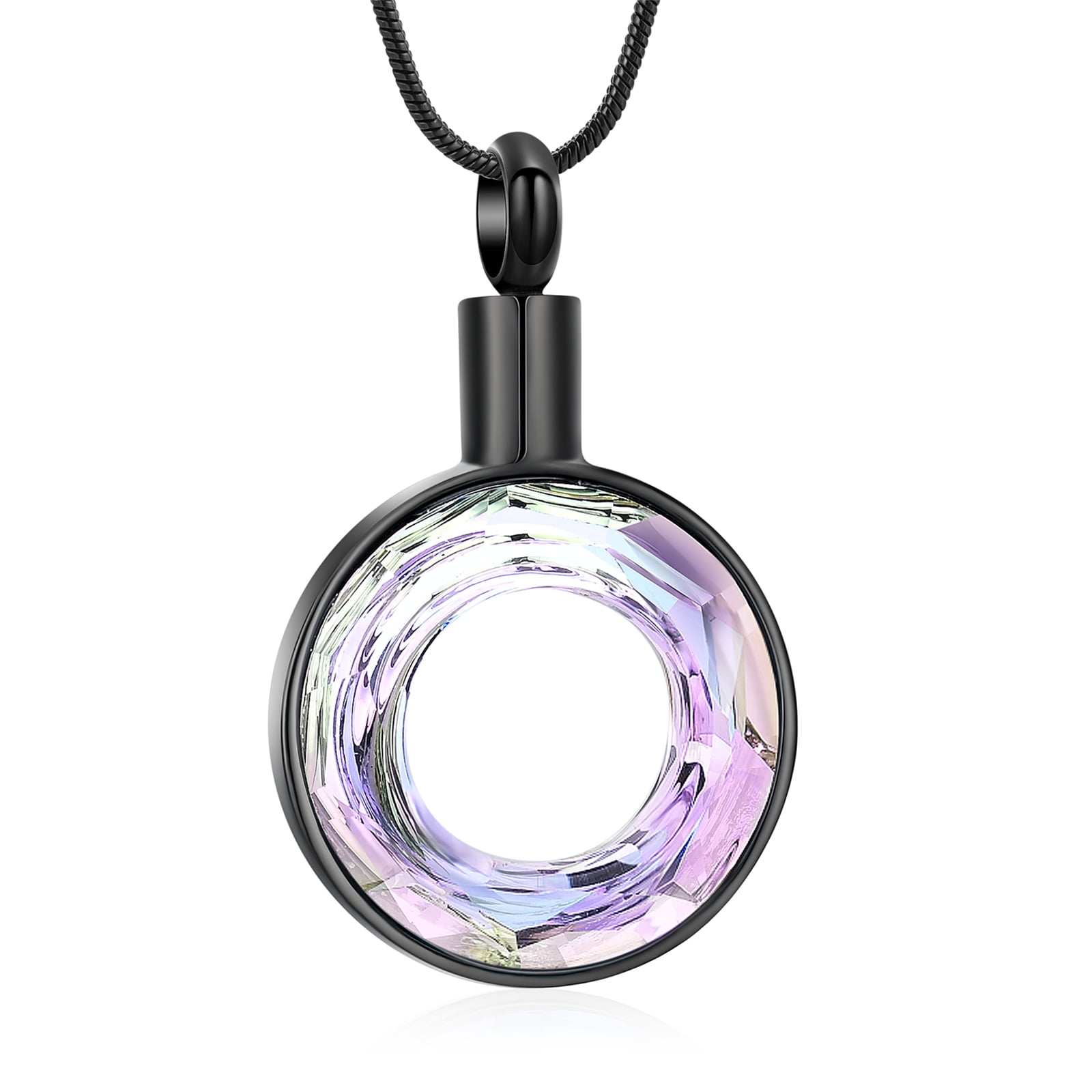Circle of Life Necklace for Cremation Ashes Holder Necklace for Ashes ...