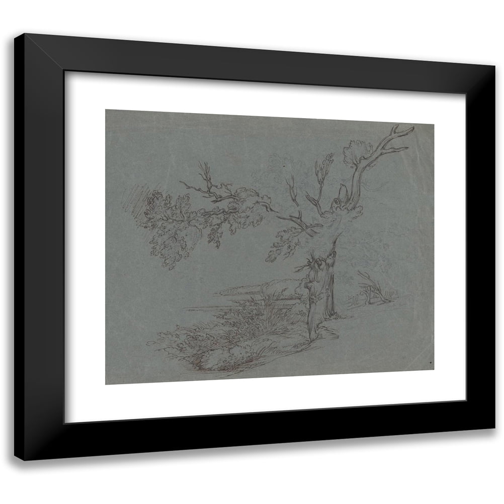 Circle of Raphael Lamar West 14x12 Black Modern Framed Museum Art Print ...