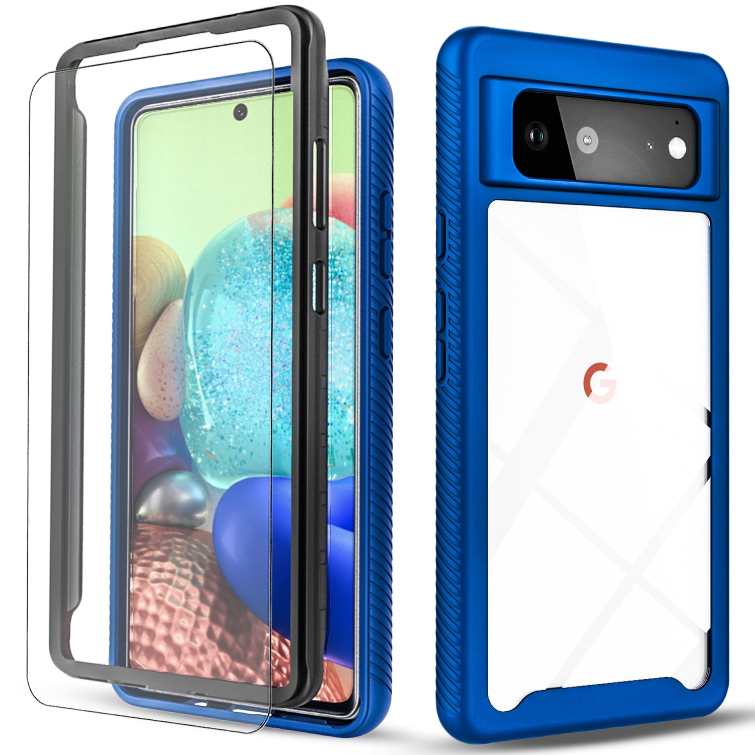 Circlemalls Case for Google Pixel 6 Case, + Screen Protector 12 Feet ...