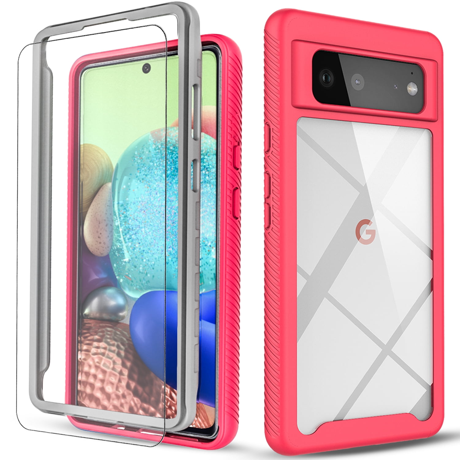 Circlemalls Case for Google Pixel 6 Case, + Screen Protector 12 Feet ...